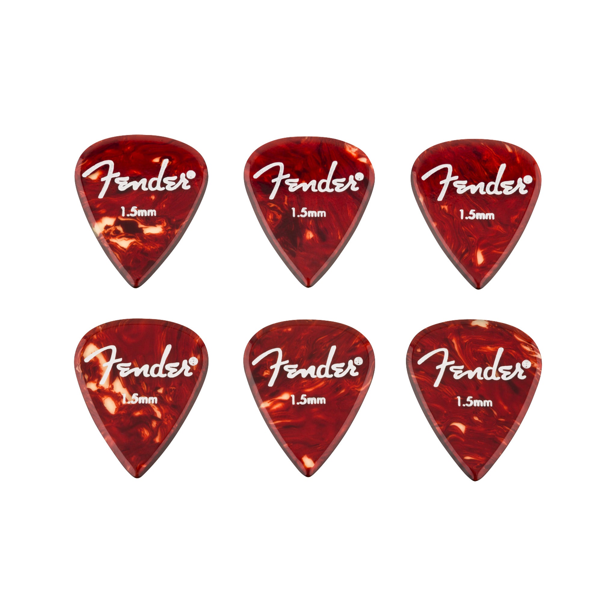 Fender Aero Acrylic Guitar Picks, 1.5mm, Tortoiseshell, 6-Pack – Swee ...
