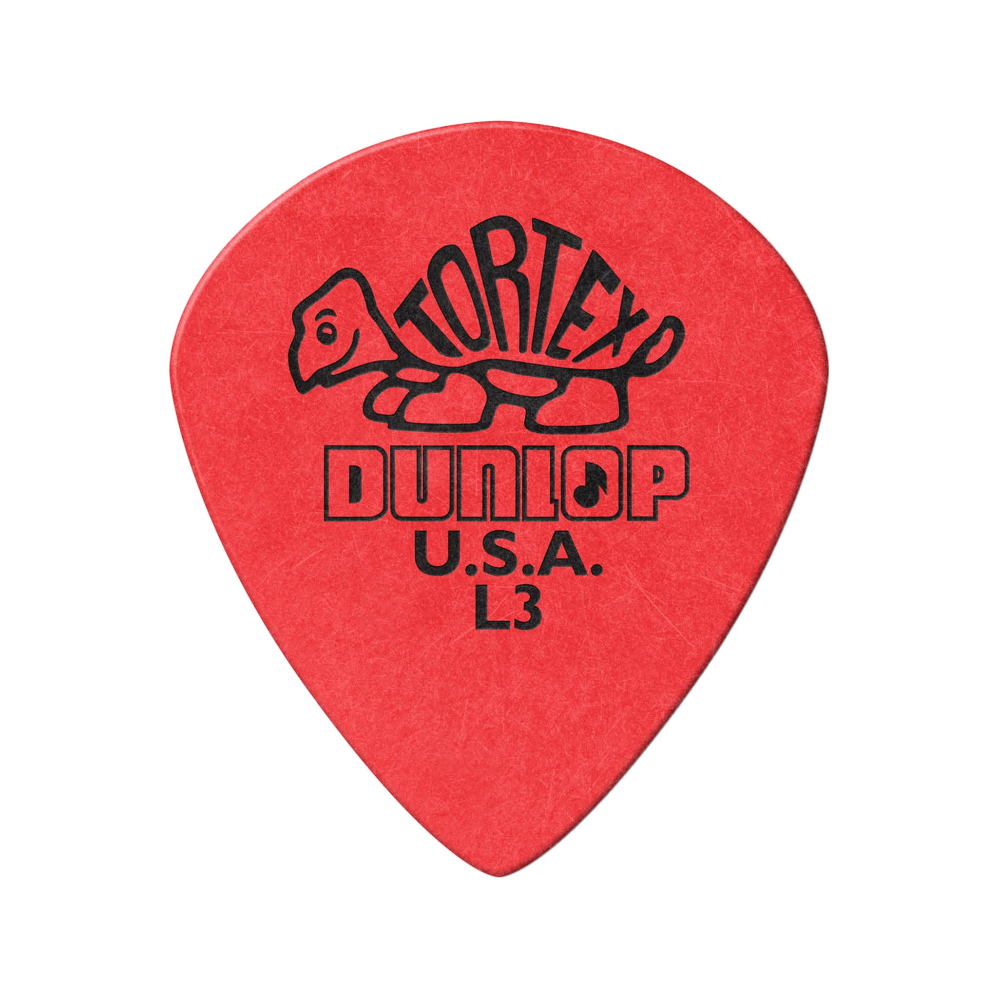 Jim Dunlop 472PL3 Tortex Jazz III 0.50mm Guitar Picks, Red, 6-Pack, Li ...