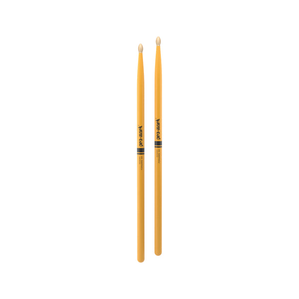 Promark TX5AW-YELLOW Hickory 5A Drumsticks, Wood Tip, Yellow – Swee Lee ...