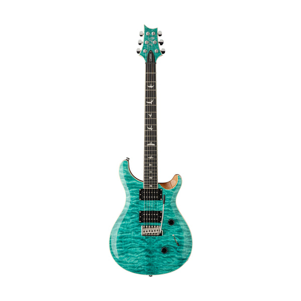 PRS SE Custom 24 Electric Guitar w/Quilt Package, Turquoise – Swee Lee ...