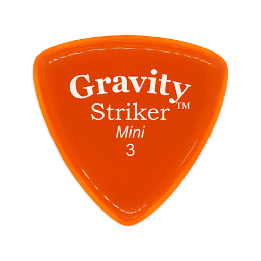 Gravity Striker Mini 3.0mm Guitar Pick, Polished Orange – Swee Lee ...