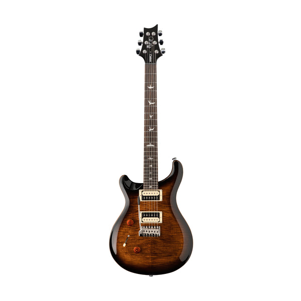 PRS SE Custom 24 Left-handed Electric Guitar, Black Gold Sunburst ...